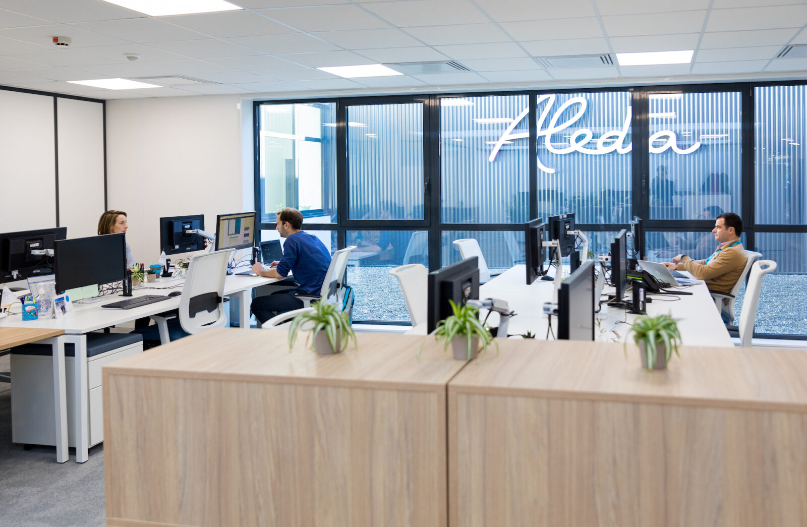 Inauguration of the new building - Aledia